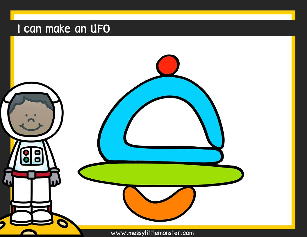 Outer Space Playdough Mats – Messy Little Monster Shop