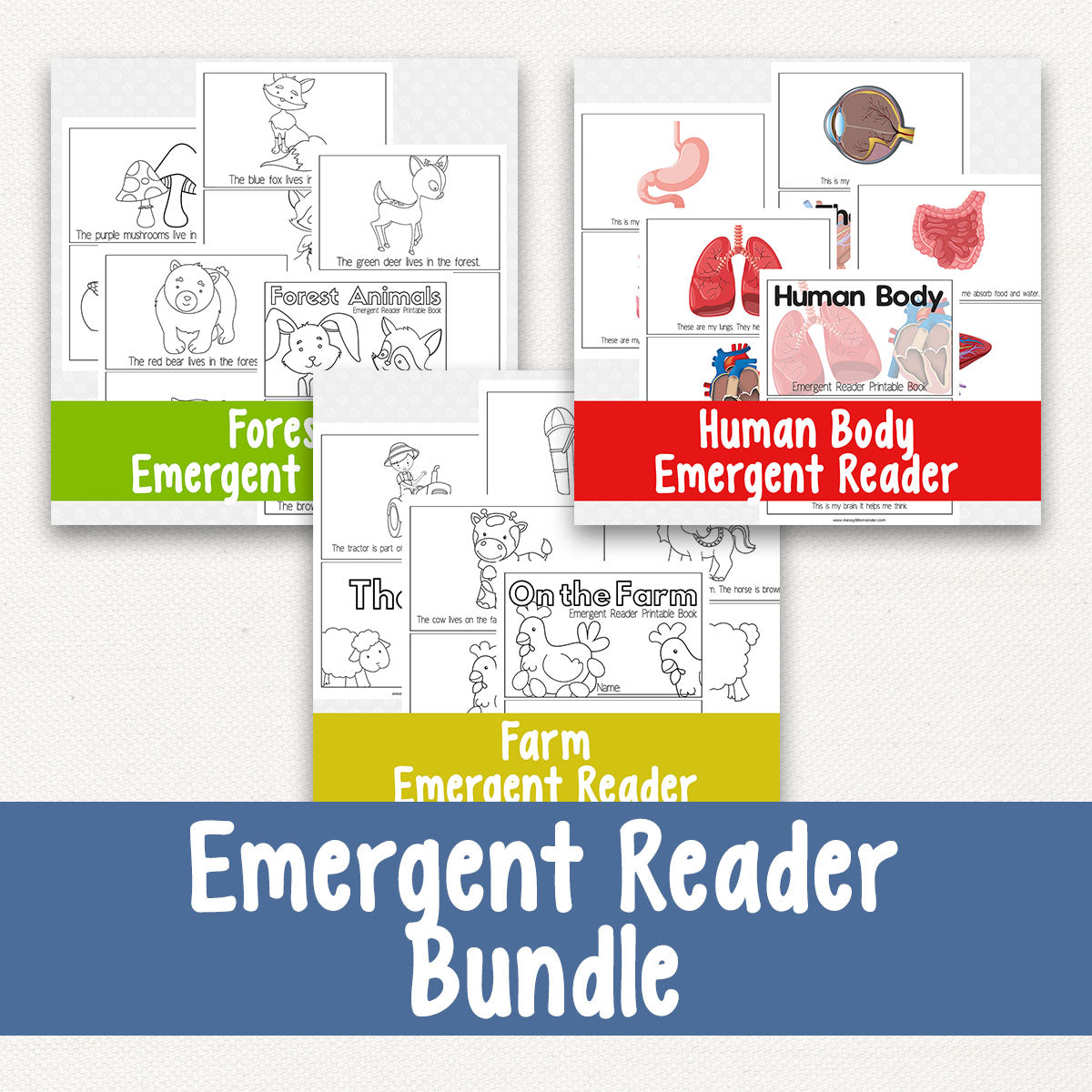 Emergent Reader Bundle – Messy Little Monster Shop