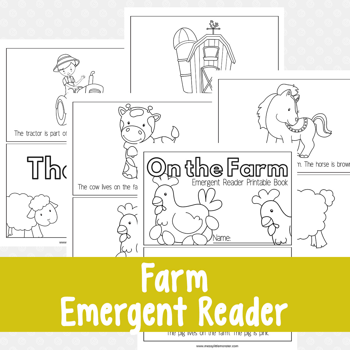 Emergent Reader Bundle – Messy Little Monster Shop
