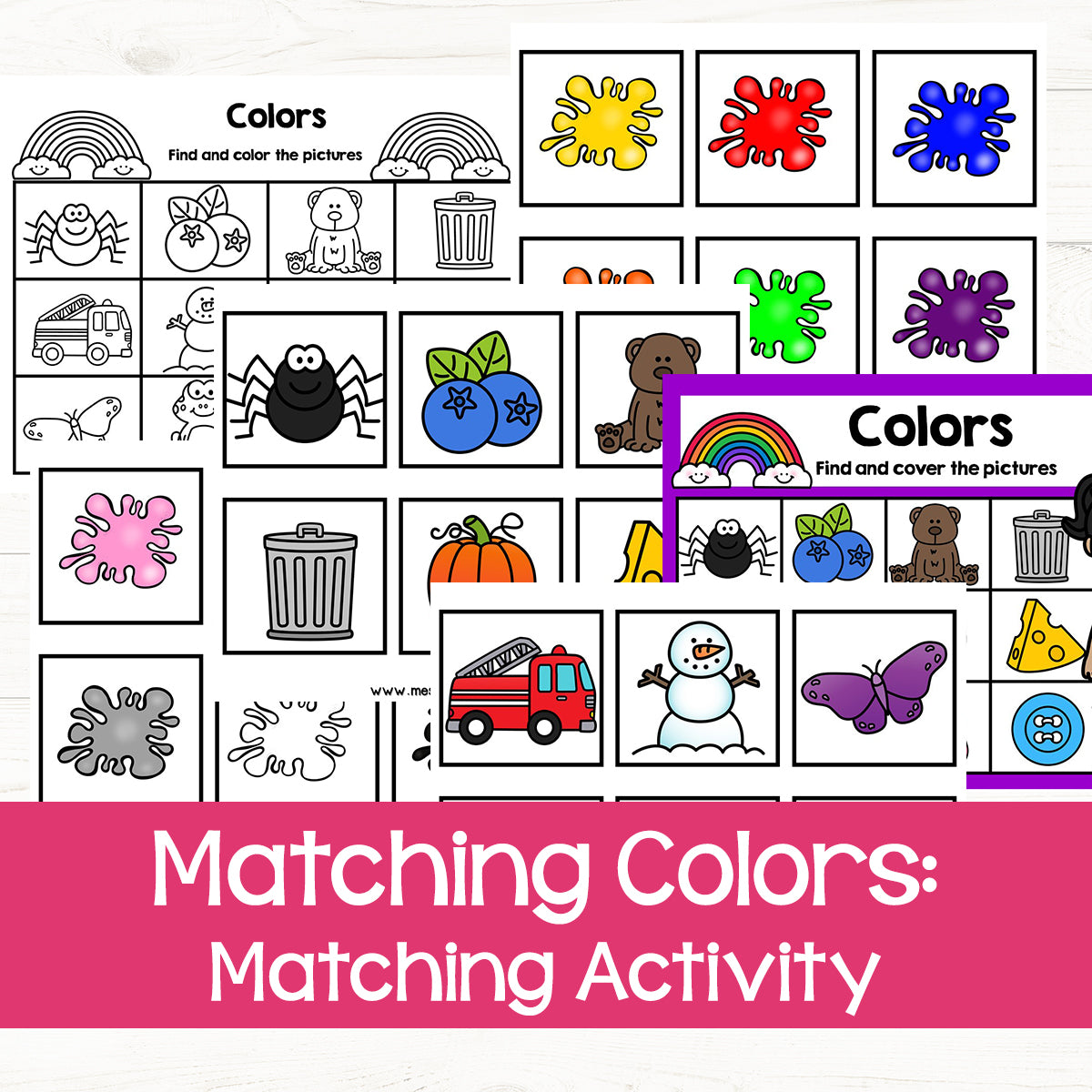 Matching Colors – Messy Little Monster Shop