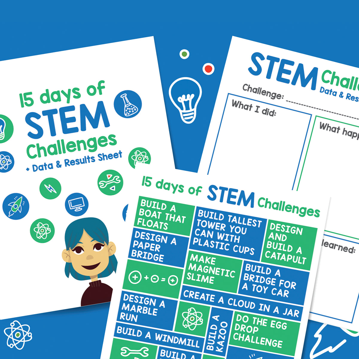 15 Days of STEM Challenges – Messy Little Monster Shop