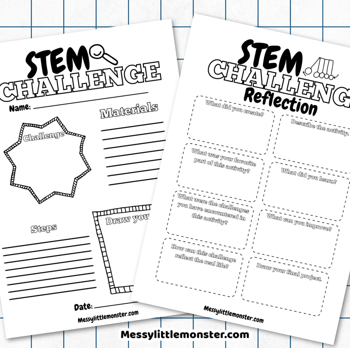 STEM Challenge Reflection – Messy Little Monster Shop