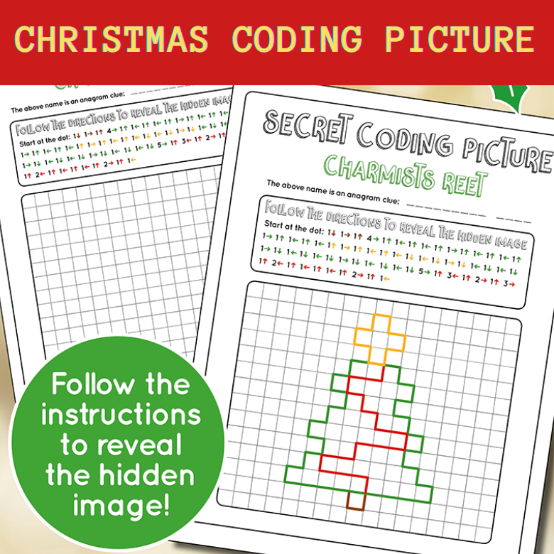 Christmas Coding Picture – Messy Little Monster Shop