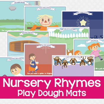 Nursery Rhyme Play Dough Mats – Messy Little Monster Shop