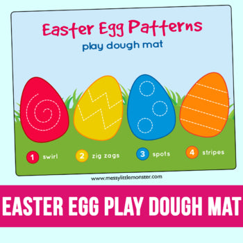 Easter Egg Playdough Mats – Messy Little Monster Shop