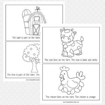 Farm Emergent Reader – Messy Little Monster Shop