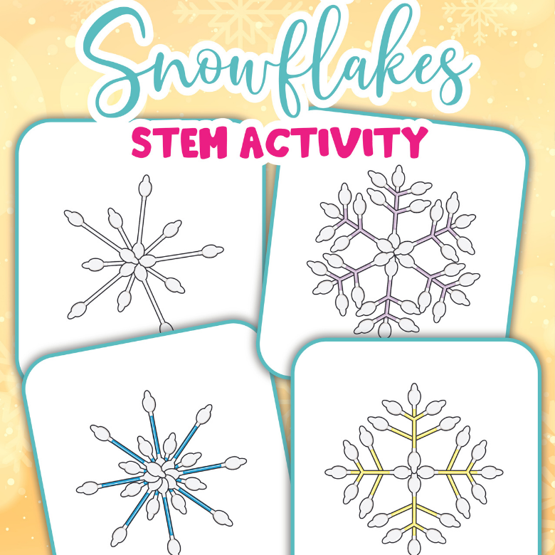 Snowflake Stem Activity – Messy Little Monster Shop