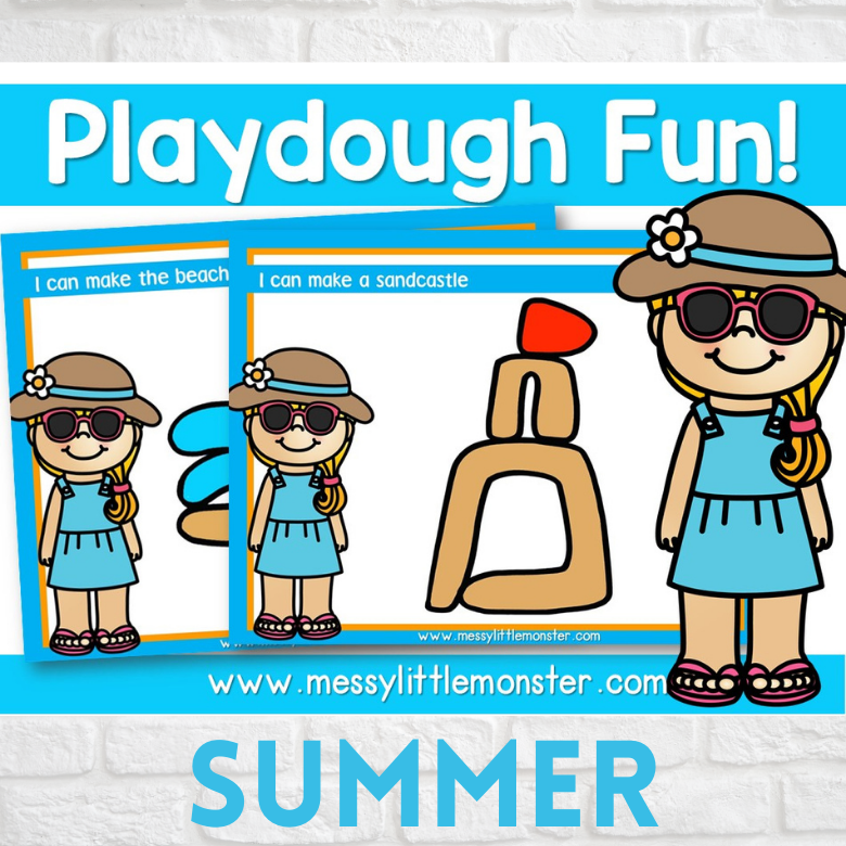 Summer Playdough Mats – Messy Little Monster Shop