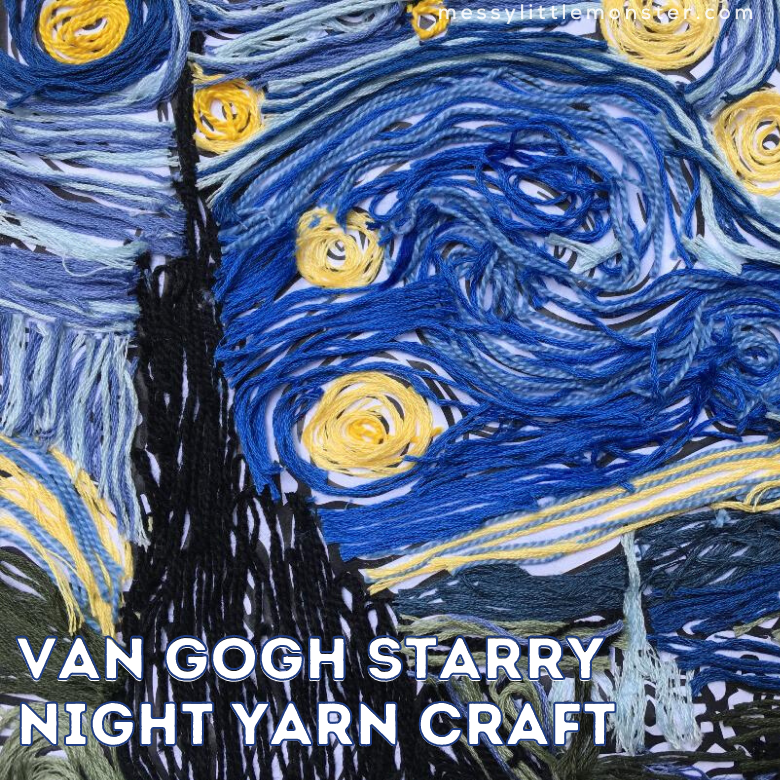 The Starry Night Van Gogh Printable – Messy Little Monster Shop