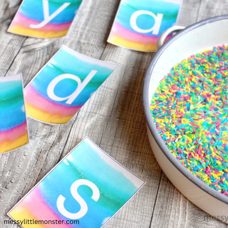 Printable letter and Number Cards – Messy Little Monster Shop
