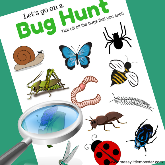 Bug Scavenger Hunt – Messy Little Monster Shop