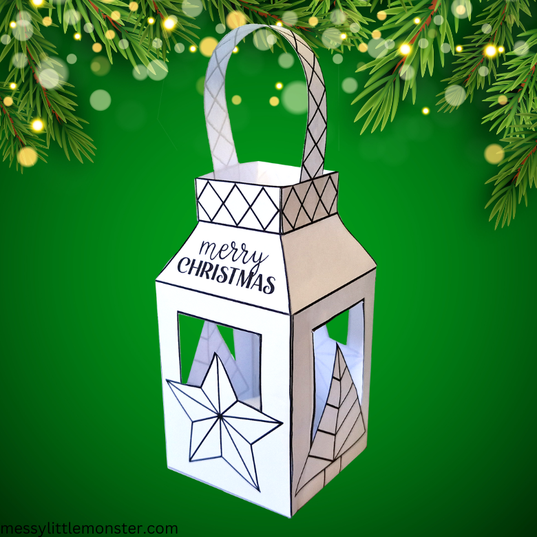 Lantern From Pinterest Christmas Printables Christmas Lanterns To
