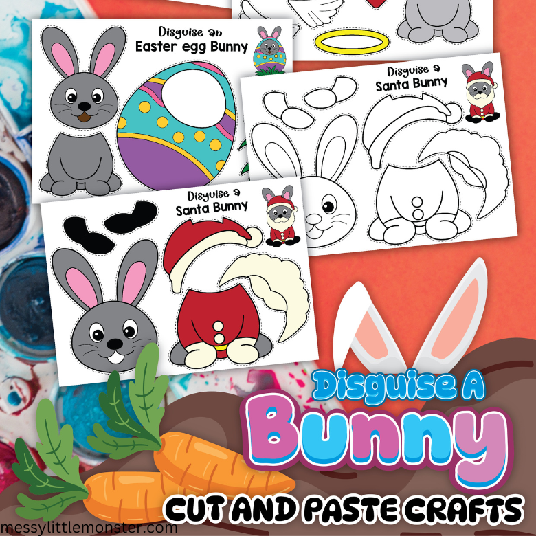 Disguise a Bunny Craft – Messy Little Monster Shop
