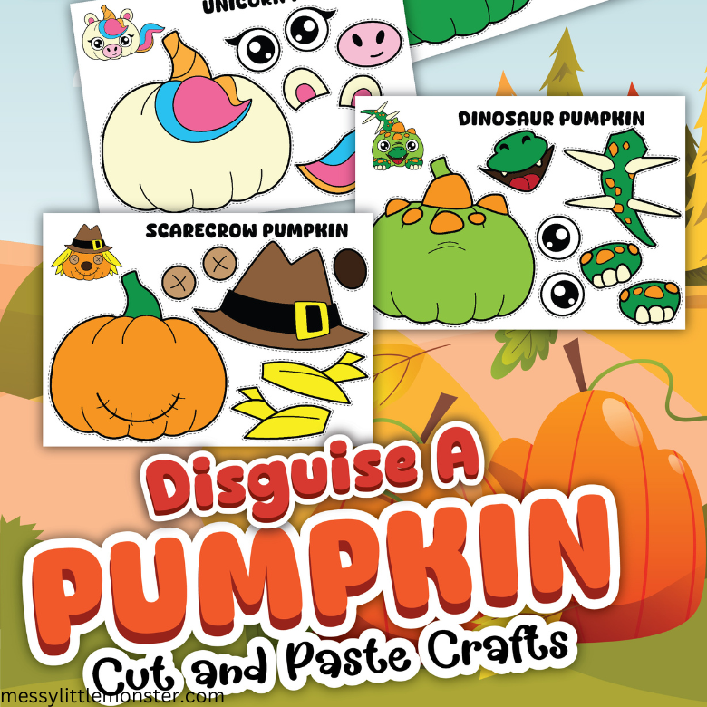 Decorate a Pumpkin Craft – Messy Little Monster Shop