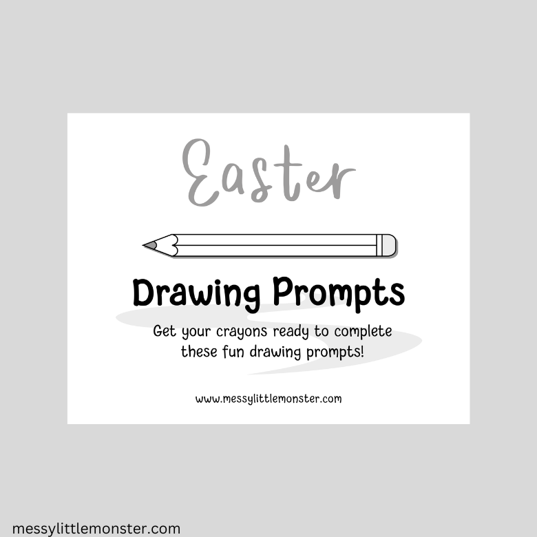 Easter Drawing Prompts - Drawing Ideas for Kids – Messy Little Monster Shop