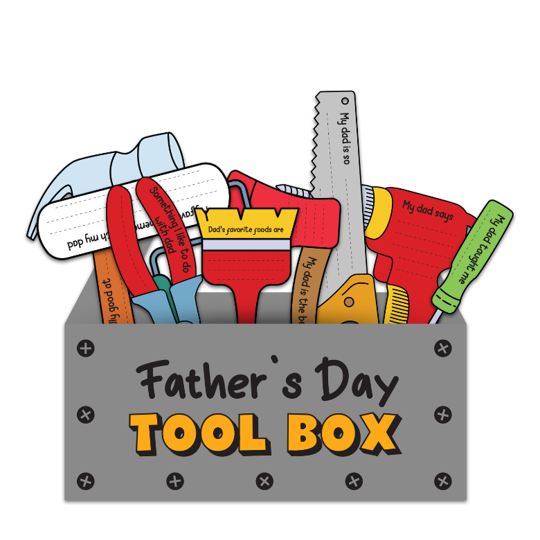 Father's Day Tool Box Craft – Messy Little Monster Shop