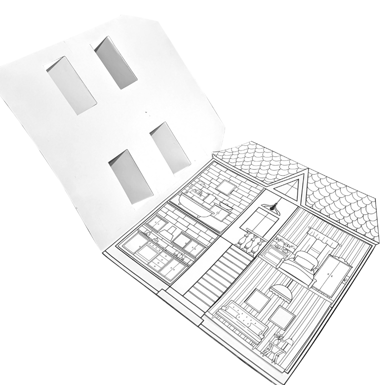 Paper Dolls House Printable – Messy Little Monster Shop