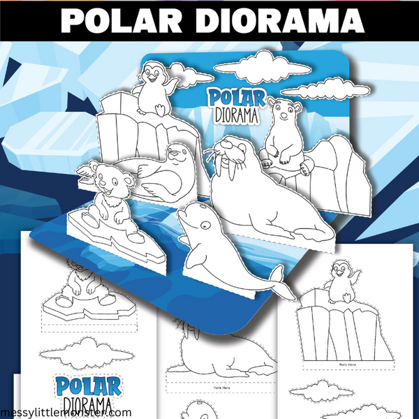 Polar Diorama Project – Messy Little Monster Shop