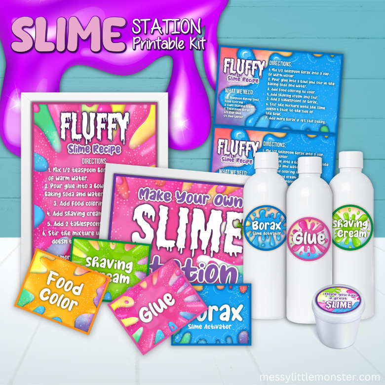 Slime Labels to Print – Messy Little Monster Shop