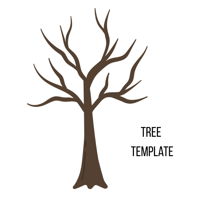 Tree Template for Fall Art Project – Messy Little Monster Shop