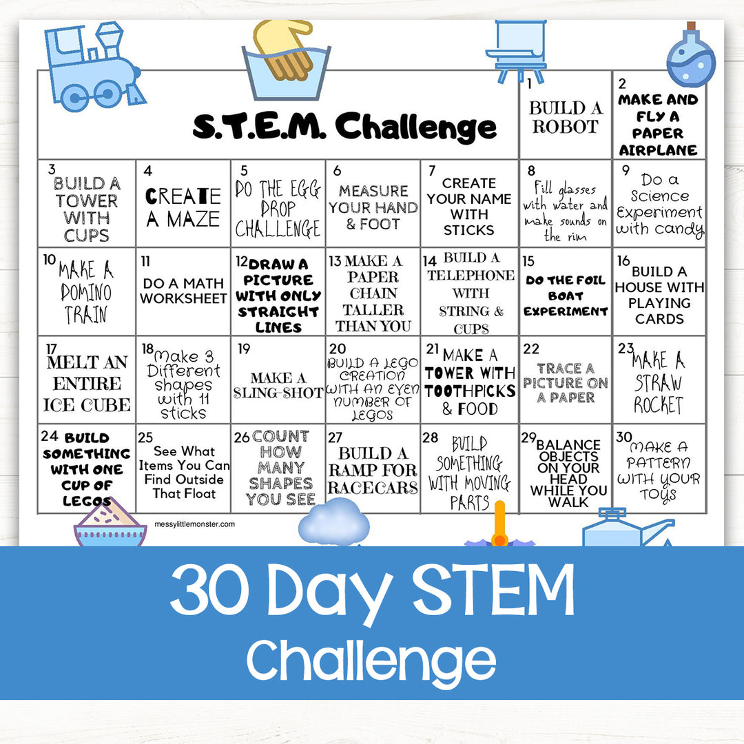 STEM Challenge – Messy Little Monster Shop