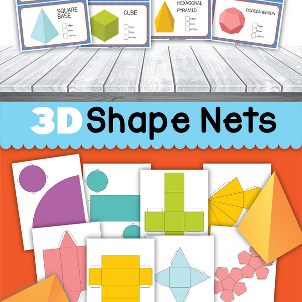 3D Shape Nets – Messy Little Monster Shop