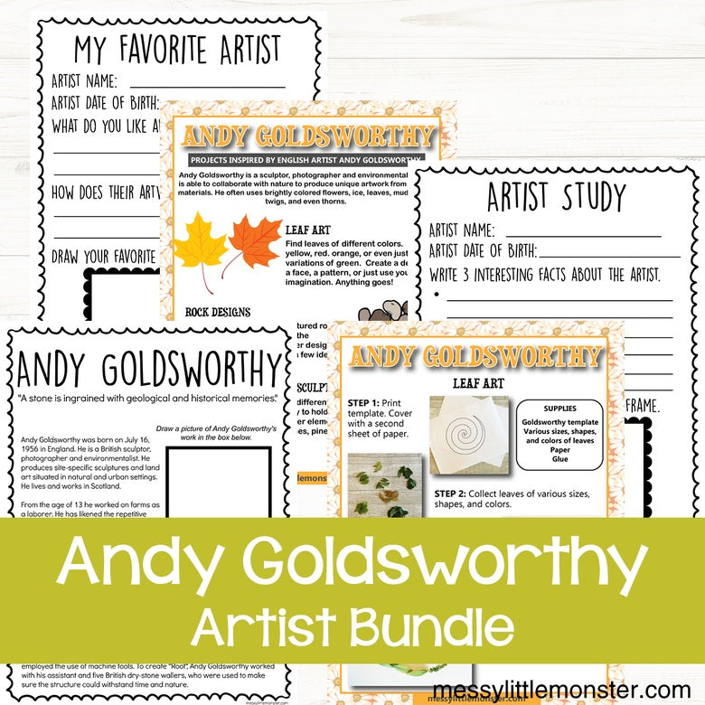 The Complete Artist Bundle - 20 Famous Artists for Kids - art projects ...