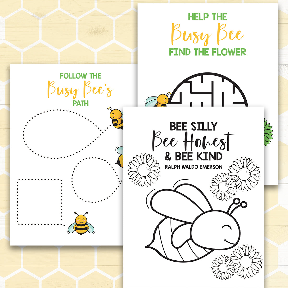 Bee Happy Activity Pack – Messy Little Monster Shop