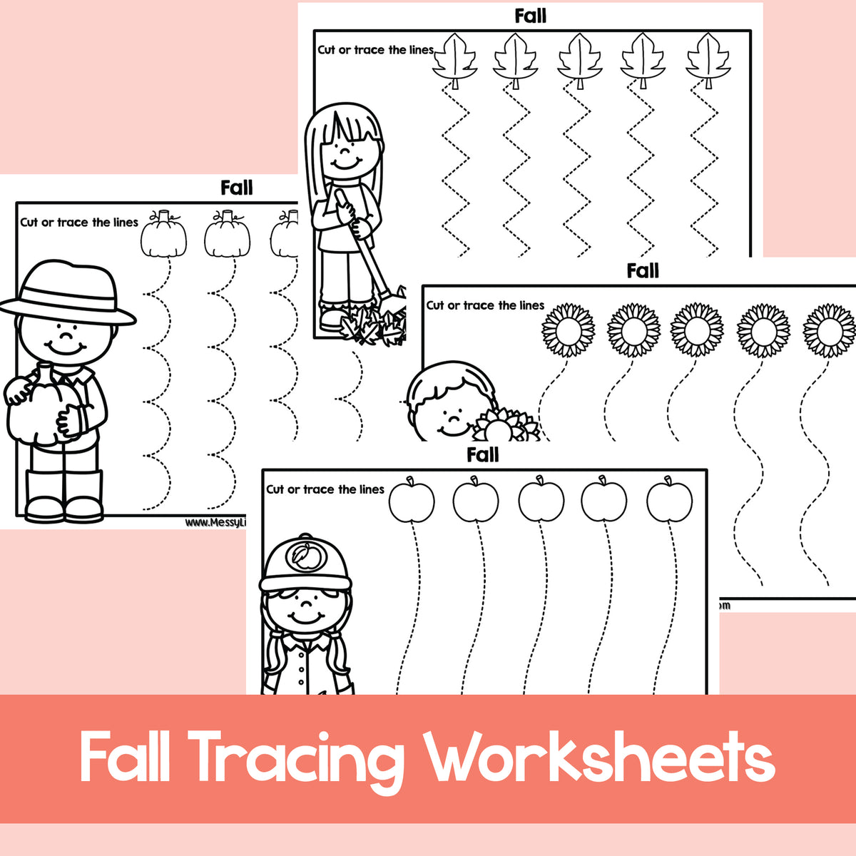 Tracing Lines for Fall – Messy Little Monster Shop