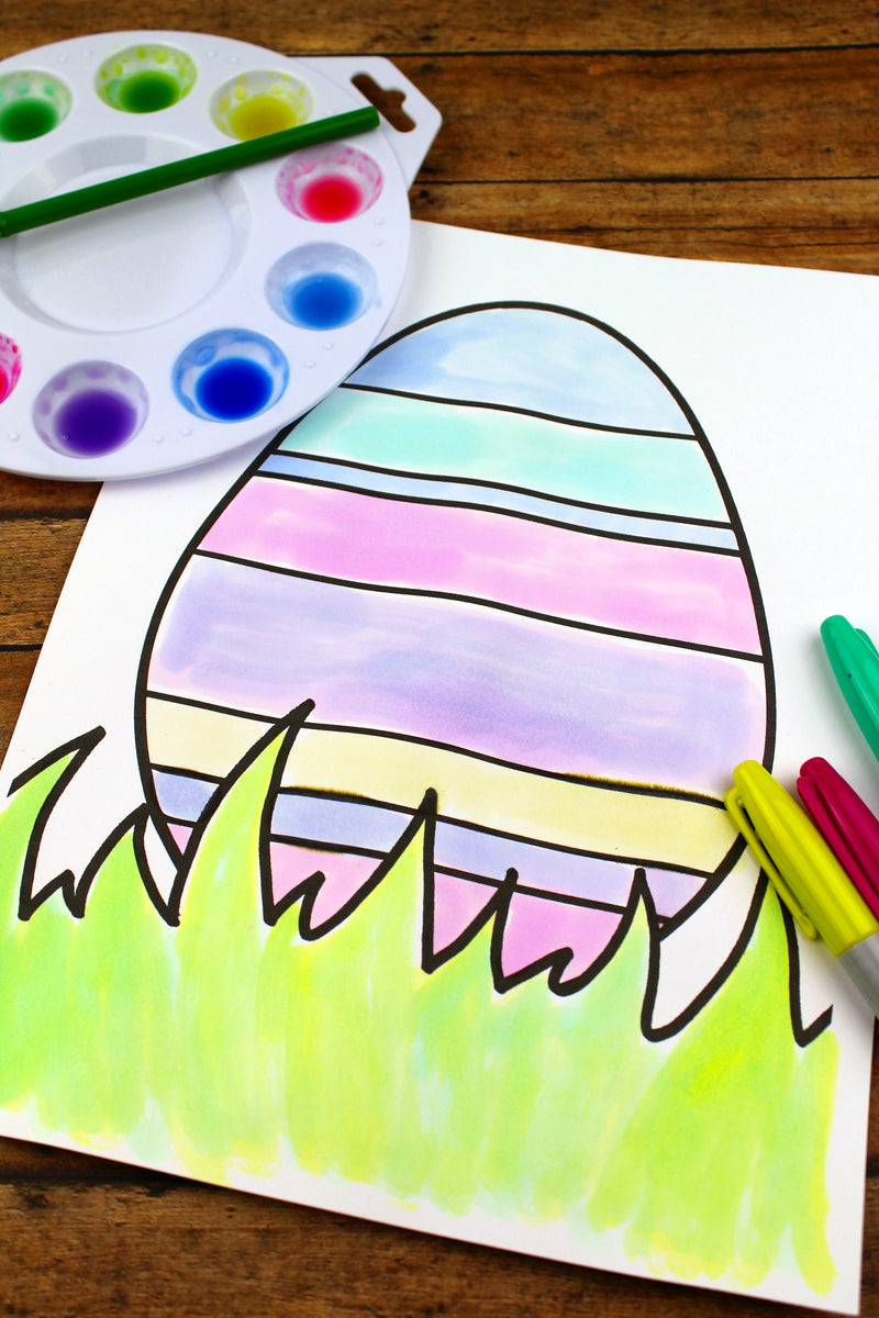 Easter Coloring Pages – Messy Little Monster Shop