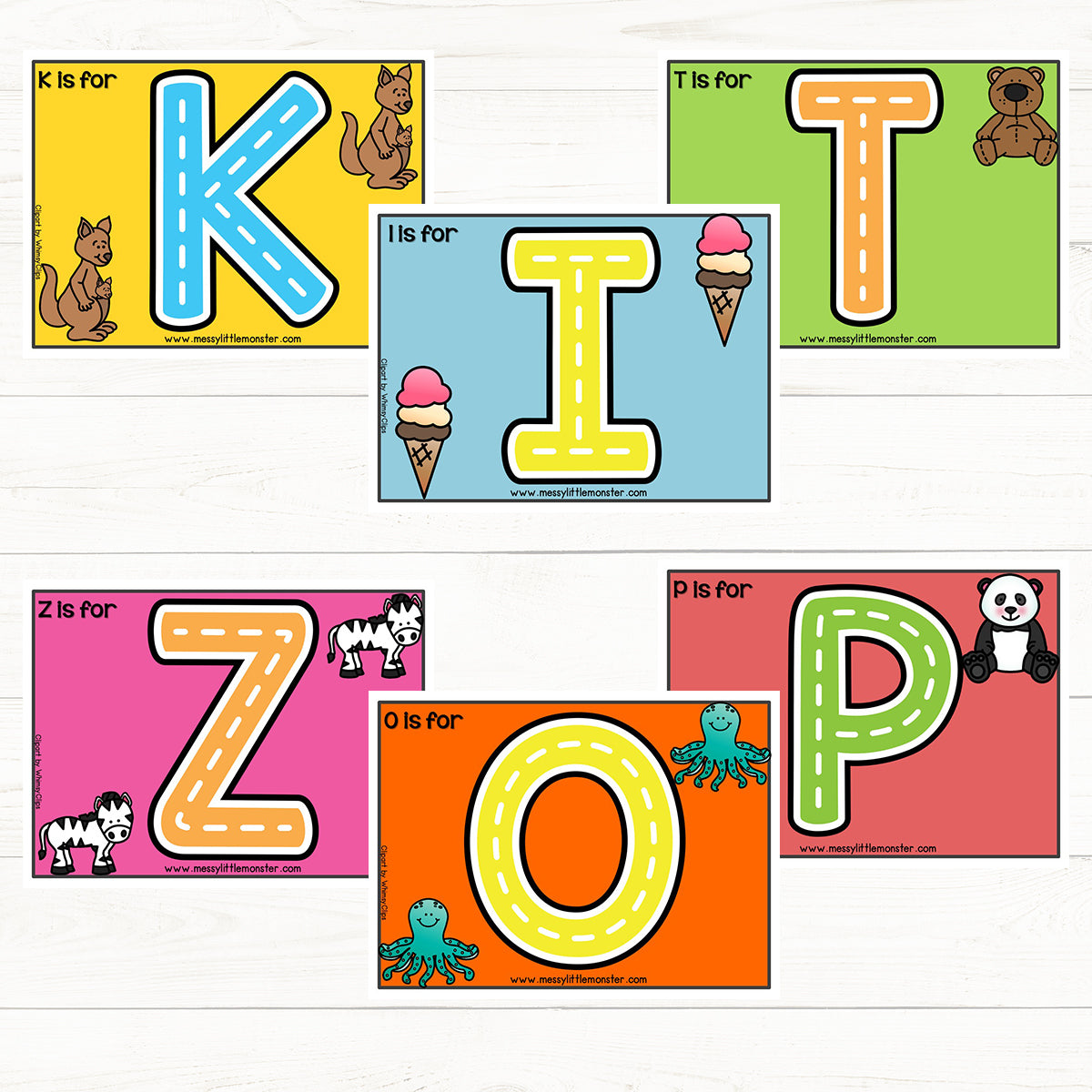 Uppercase Alphabet Mazes – Messy Little Monster Shop
