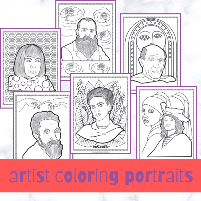 artist coloring book