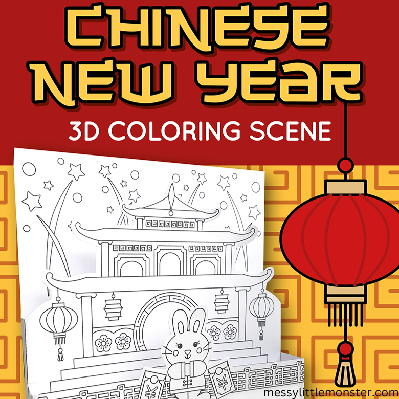 coloring pages lunar new year