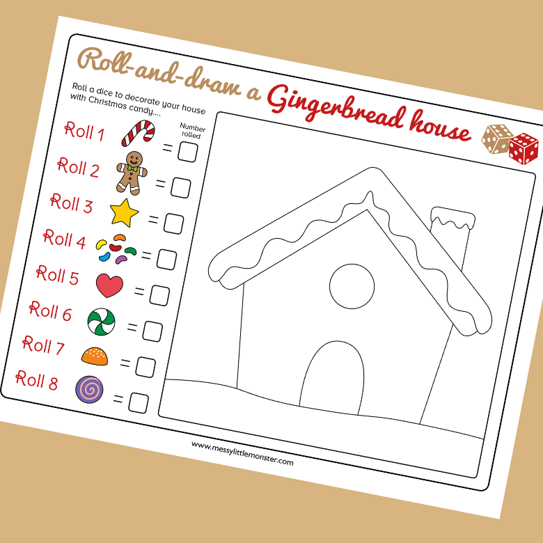 How To Draw A Gingerbread House