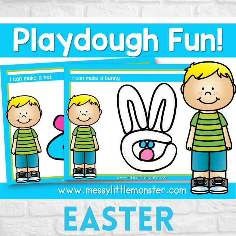 Easter Playdough Mats – Messy Little Monster Shop