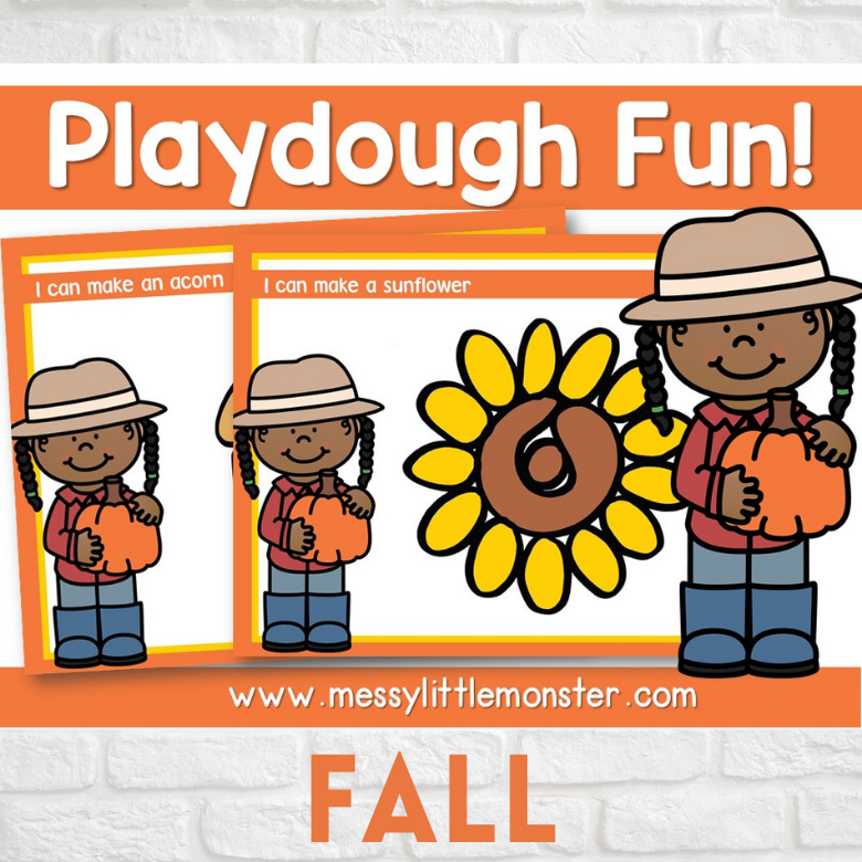 Fall Playdough Mats – Messy Little Monster Shop