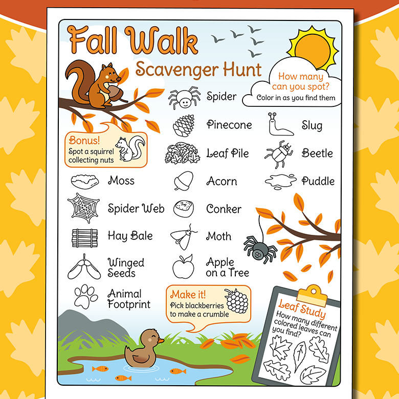 Fall Nature Scavenger Hunt Fall Nature Scavenger Hunt