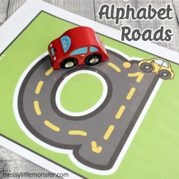 Alphabet Roads (lowercase and uppercase) – Messy Little Monster Shop