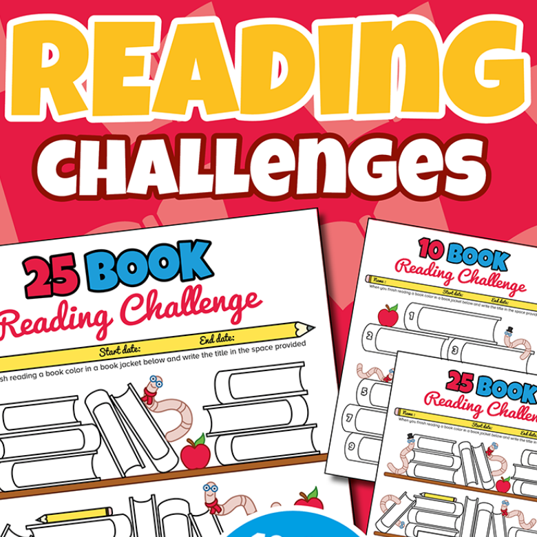 Printable Reading Challenge for Kids – Messy Little Monster Shop