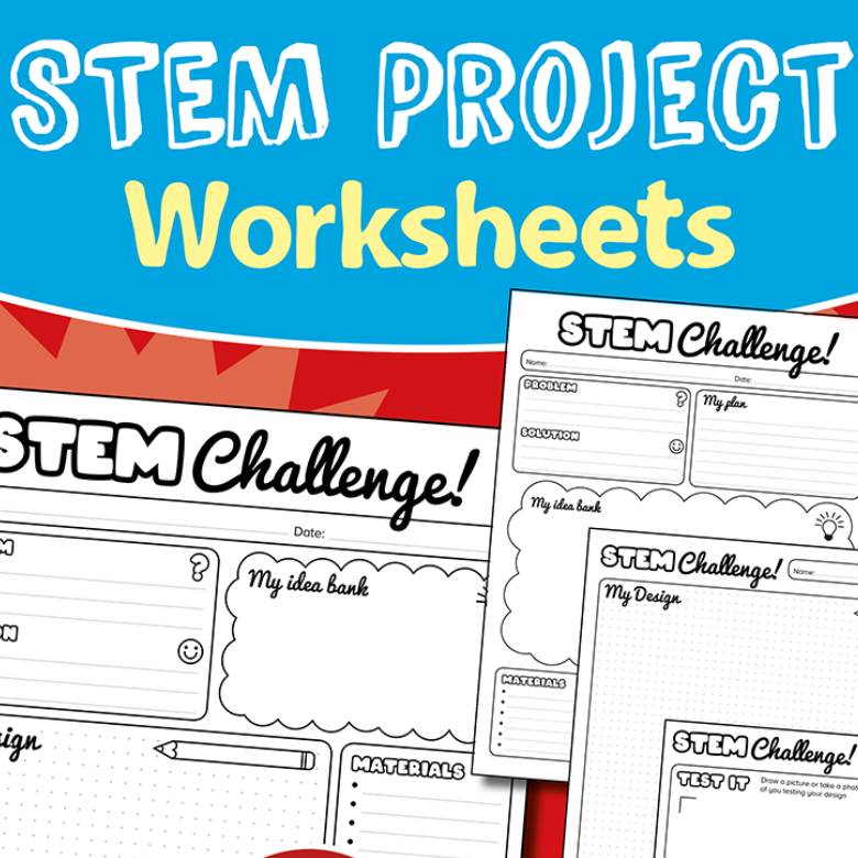 STEM Challenge Printables – Messy Little Monster Shop